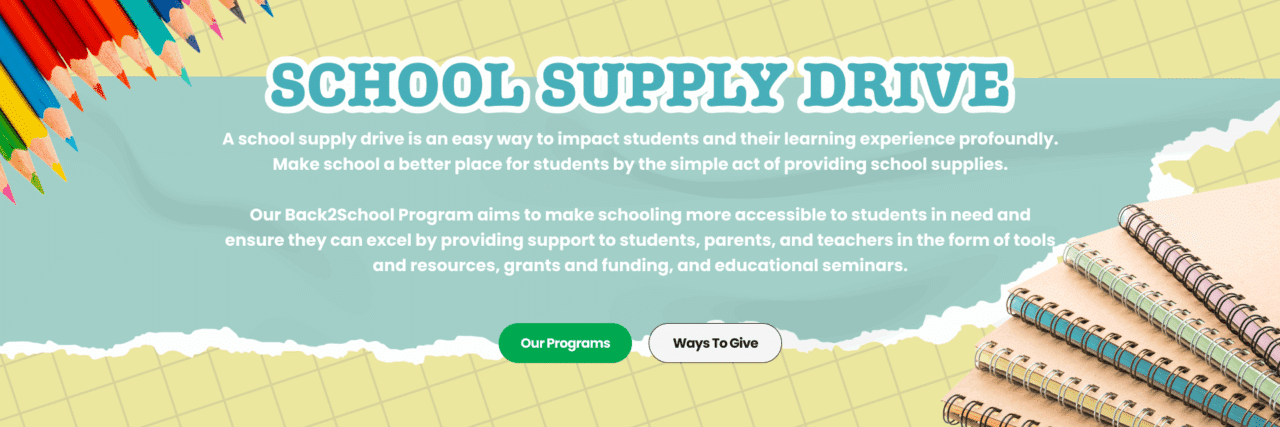 Supply Drive | Back2School