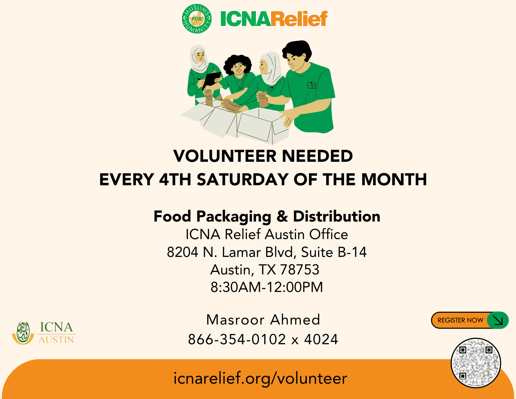 Volunteer Events - ICNA Relief USA