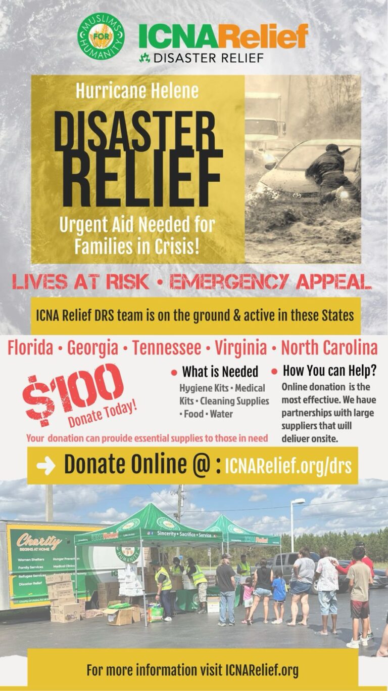 Disaster Relief - ICNA Relief USA